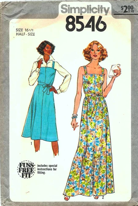Simplicity 8546 A | Vintage Sewing Patterns | Fandom