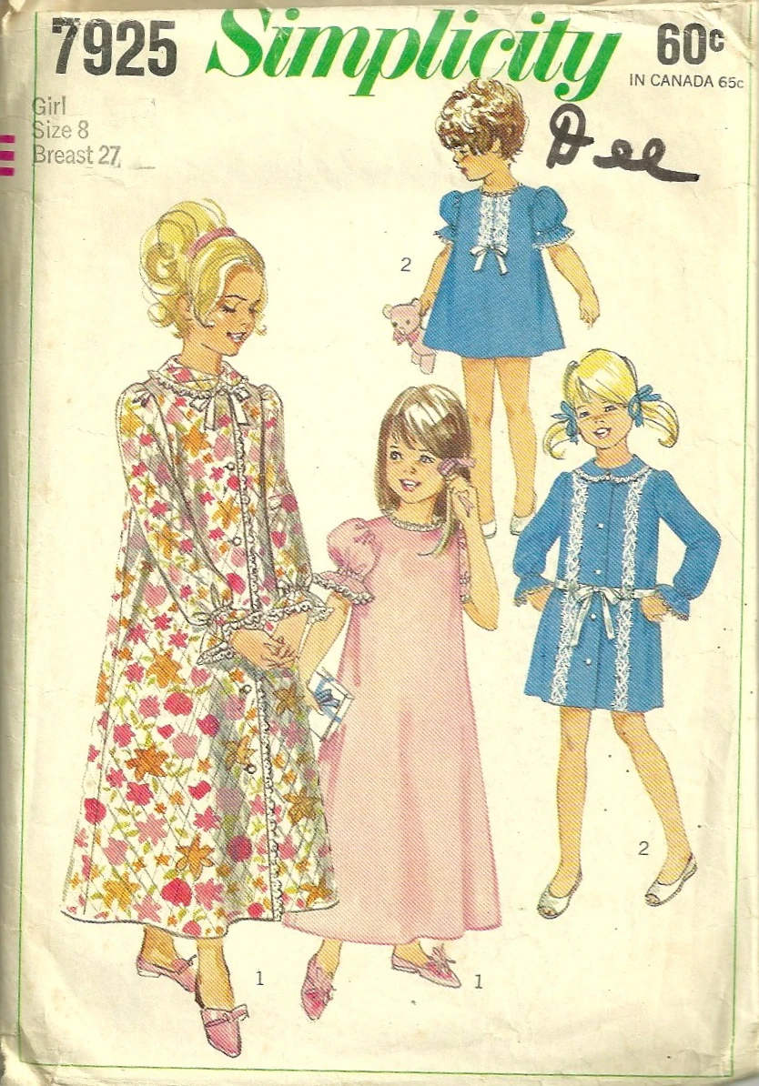 Simplicity 7925 | Vintage Sewing Patterns | Fandom