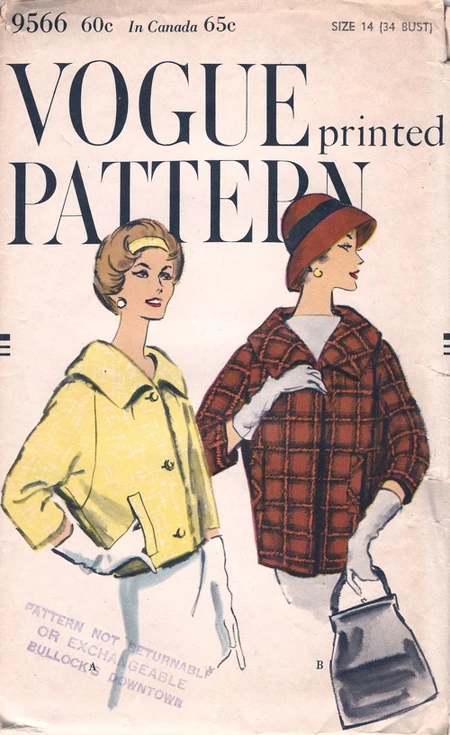 Vogue 9566 | Vintage Sewing Patterns | Fandom