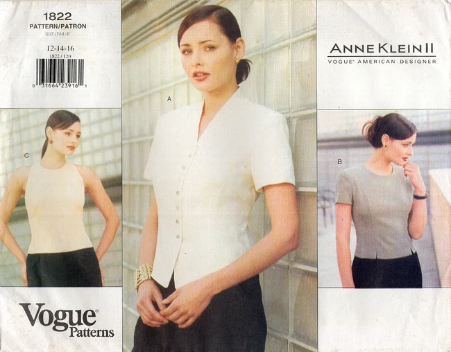 Vogue 1822 A | Vintage Sewing Patterns | Fandom