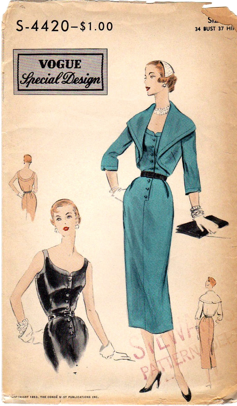 Vogue S-4420 | Vintage Sewing Patterns | Fandom