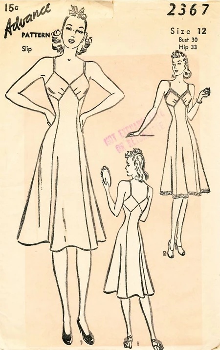 Advance 2367 | Vintage Sewing Patterns | Fandom