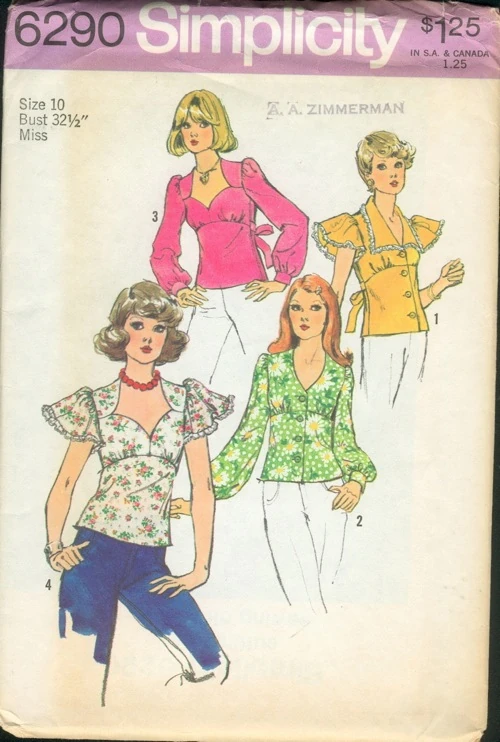 Simplicity 6290 | Vintage Sewing Patterns | Fandom
