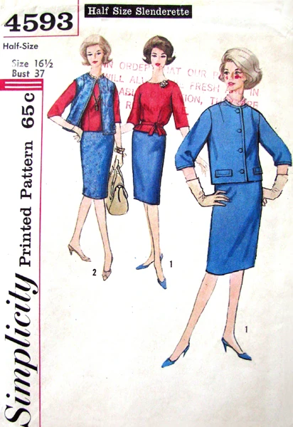 Simplicity 4593 | Vintage Sewing Patterns | Fandom