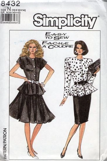 Simplicity 8432 A | Vintage Sewing Patterns | Fandom