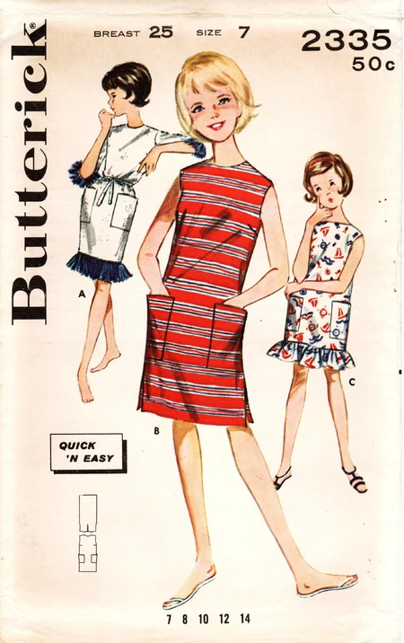 Butterick 2335 | Vintage Sewing Patterns | Fandom