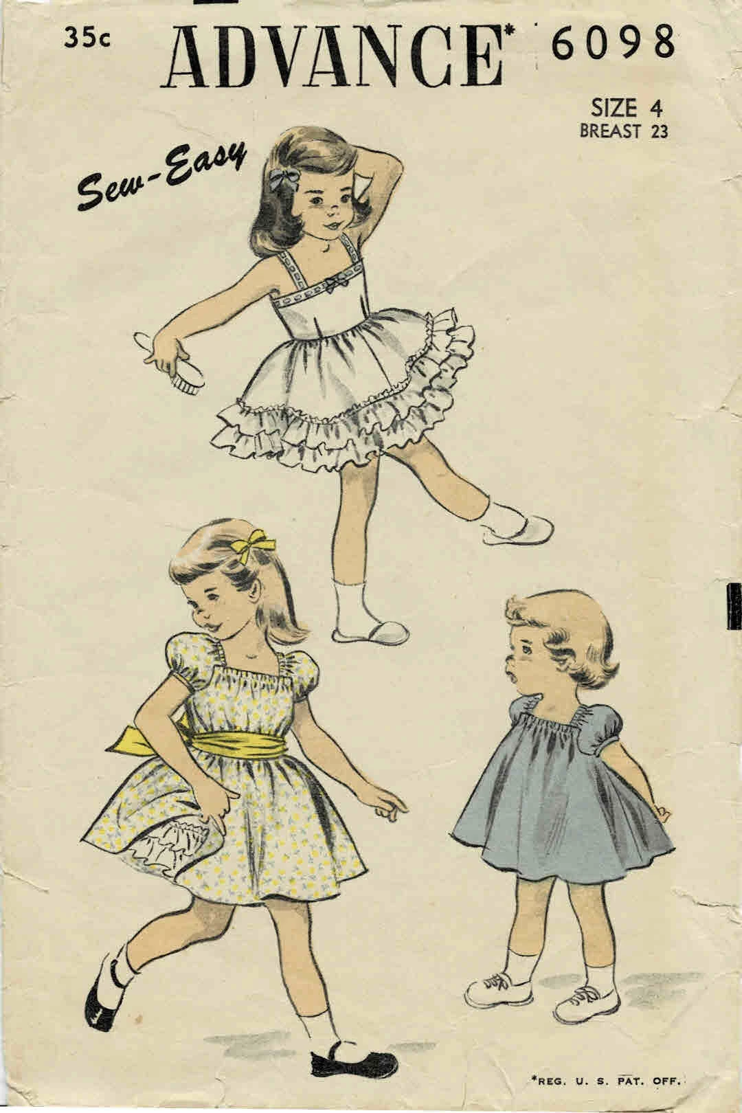 Advance 6098 | Vintage Sewing Patterns | Fandom