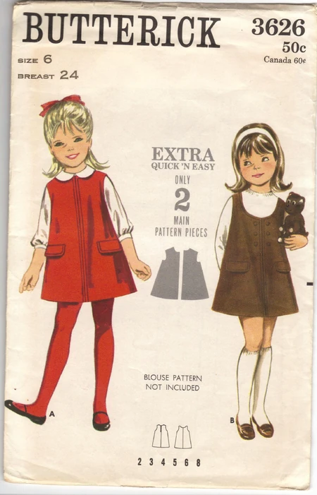 Butterick 3626 | Vintage Sewing Patterns | Fandom
