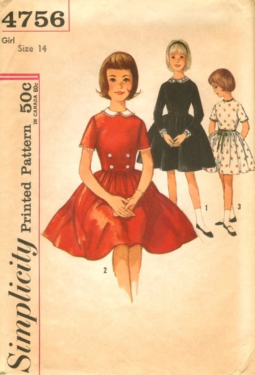 Simplicity 4756 A | Vintage Sewing Patterns | Fandom