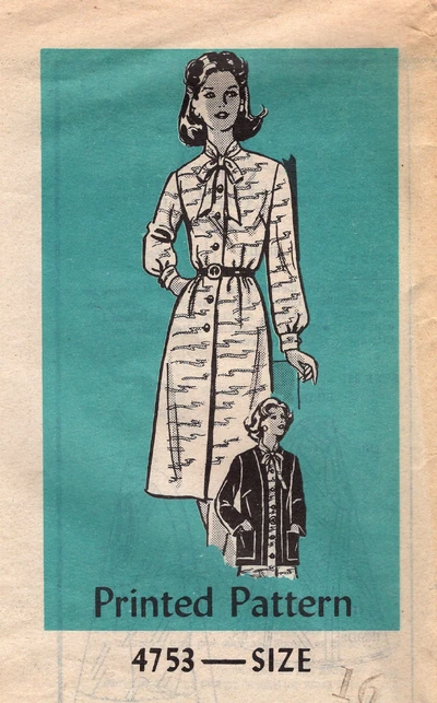 Mail Order 4753 A | Vintage Sewing Patterns | Fandom