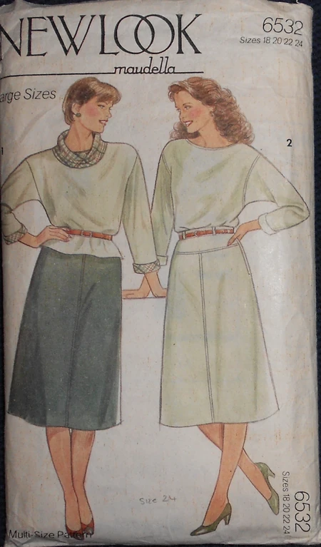 New Look 6532 | Vintage Sewing Patterns | Fandom