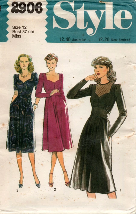 Style 2906 A | Vintage Sewing Patterns | Fandom