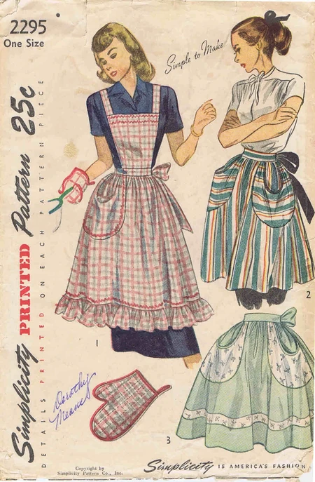 Simplicity 2295 A | Vintage Sewing Patterns | Fandom