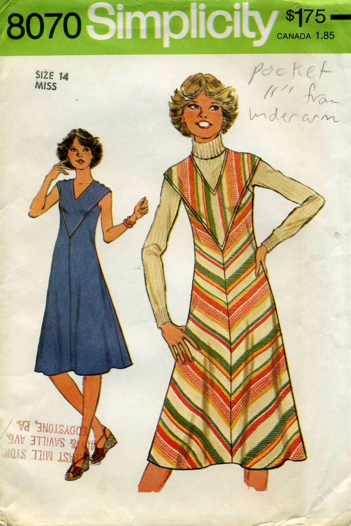 Simplicity 8070 | Vintage Sewing Patterns | Fandom