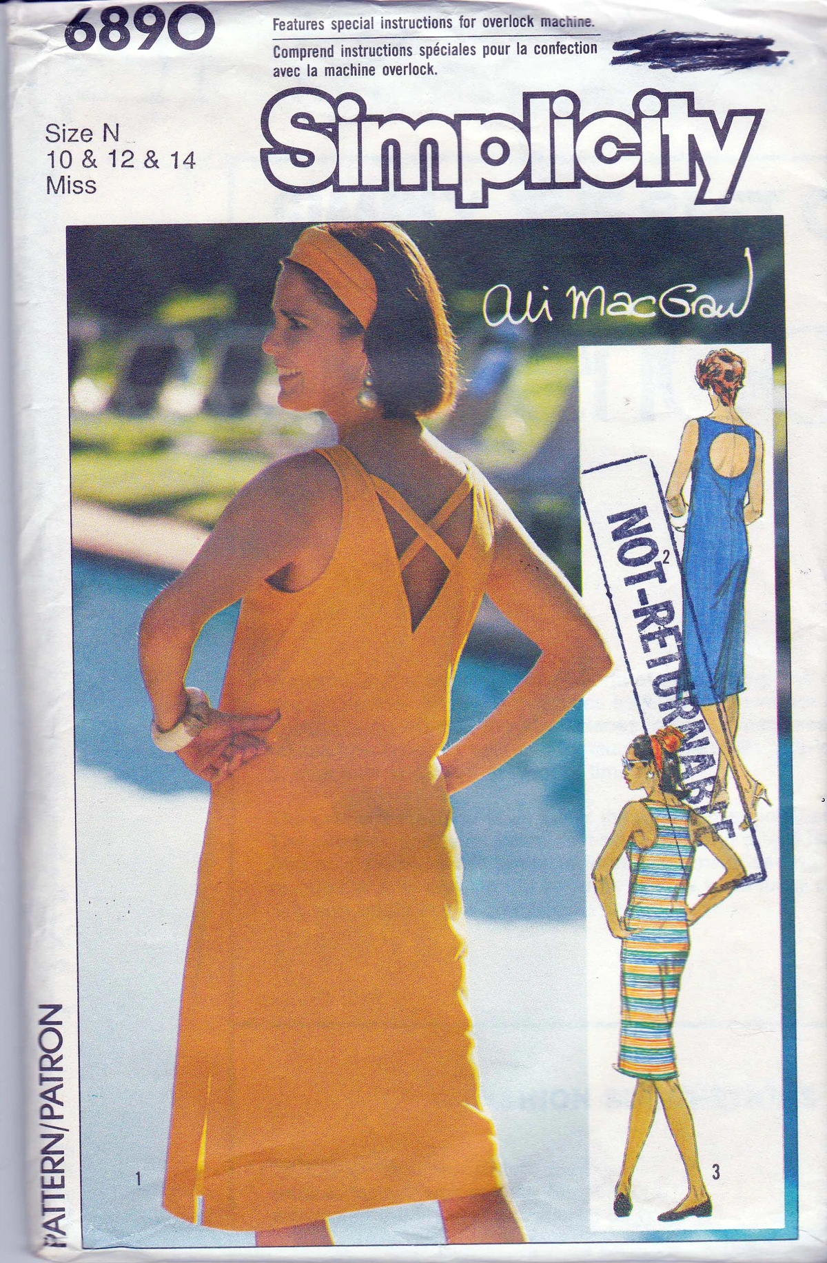 Simplicity 6890 B | Vintage Sewing Patterns | Fandom