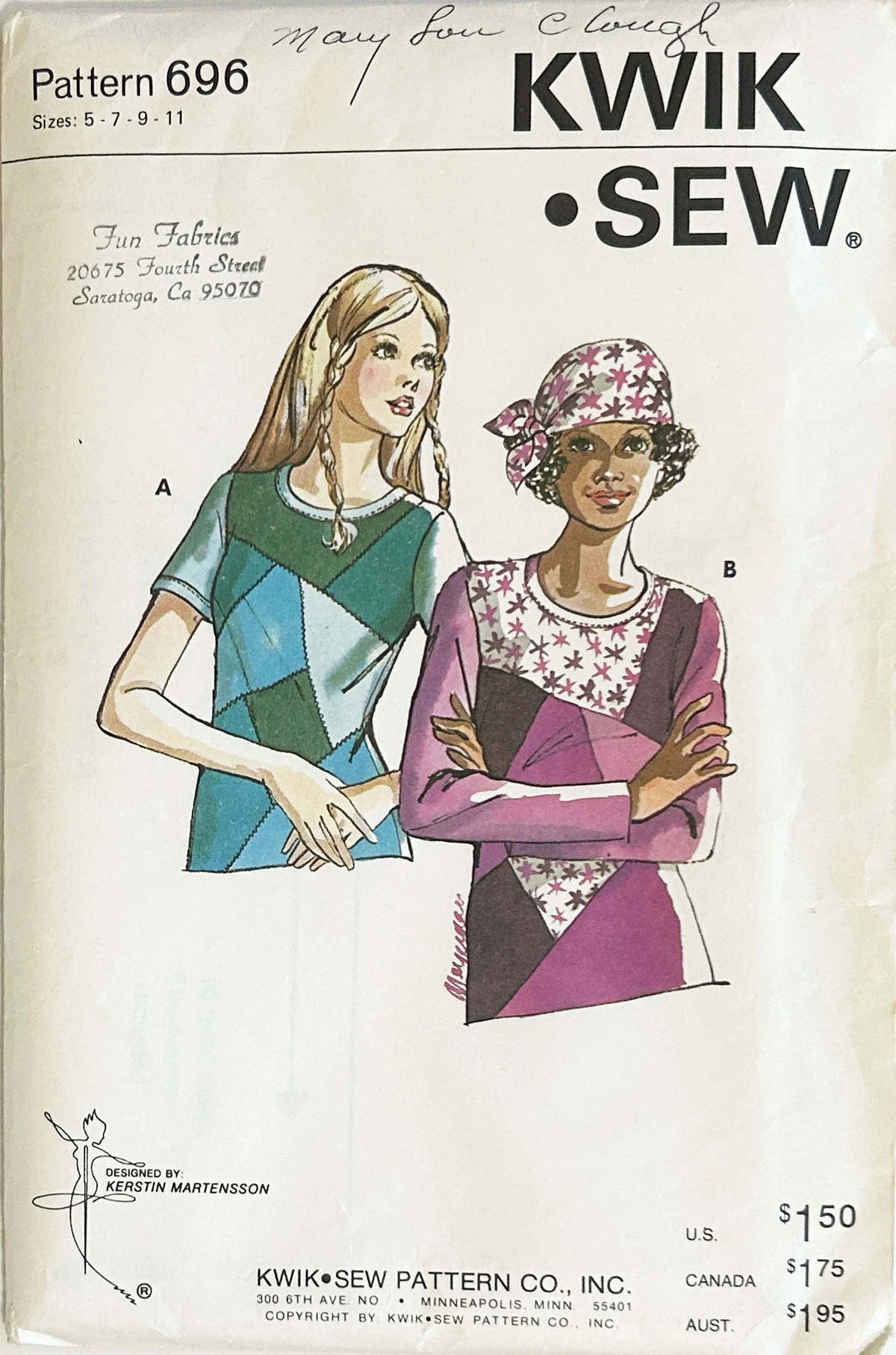 Kwik Sew 696 | Vintage Sewing Patterns | Fandom