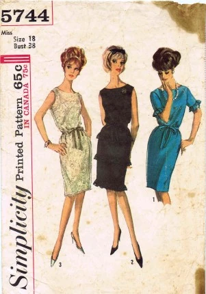 Simplicity 5744 | Vintage Sewing Patterns | Fandom