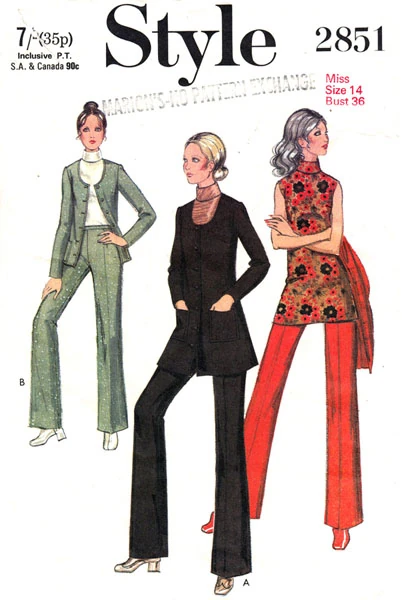 Style 2851 | Vintage Sewing Patterns | Fandom