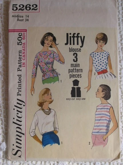 Simplicity 5262 | Vintage Sewing Patterns | Fandom