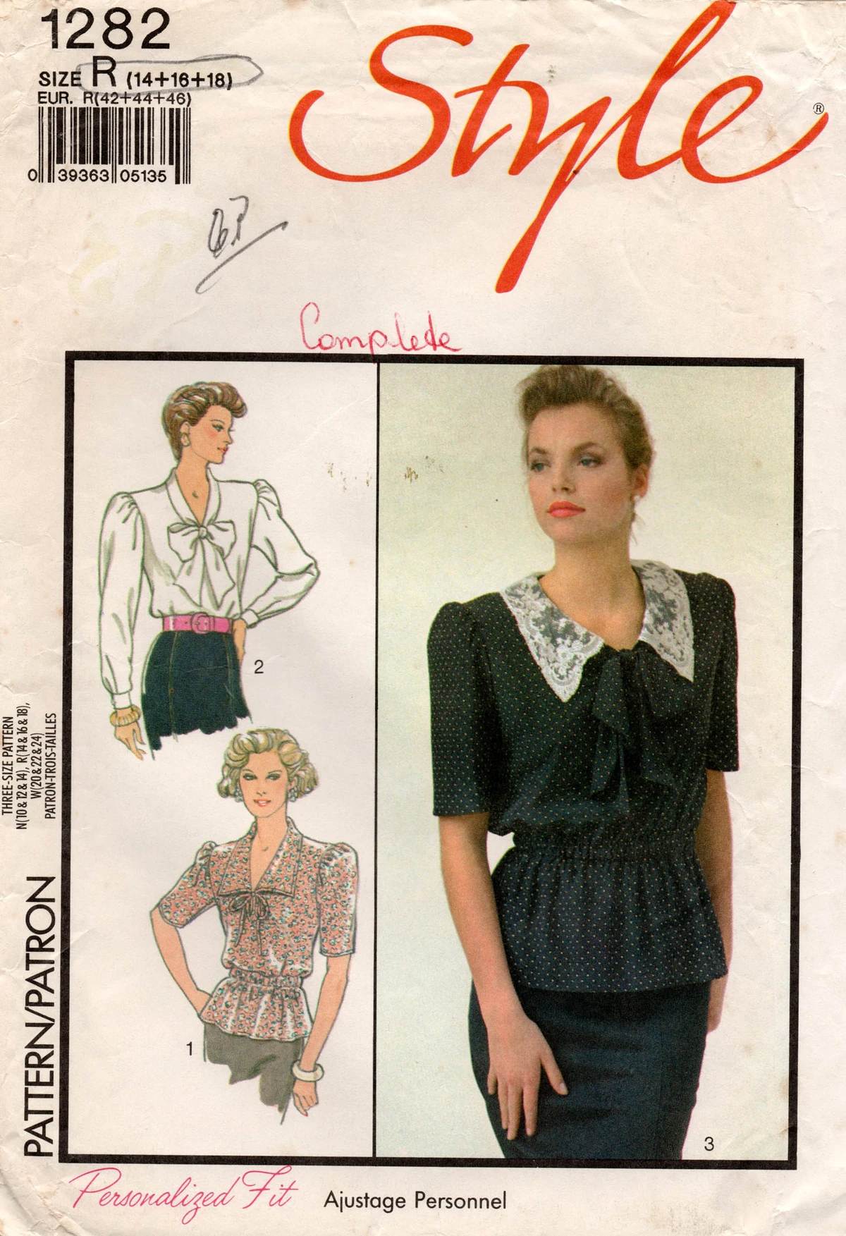 Style 1282 A | Vintage Sewing Patterns | Fandom