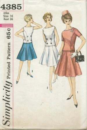 Simplicity 4385 | Vintage Sewing Patterns | Fandom