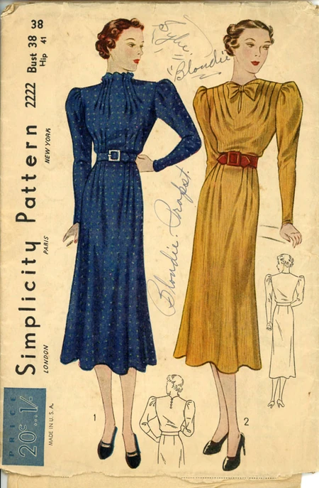 Simplicity 2222 B | Vintage Sewing Patterns | Fandom