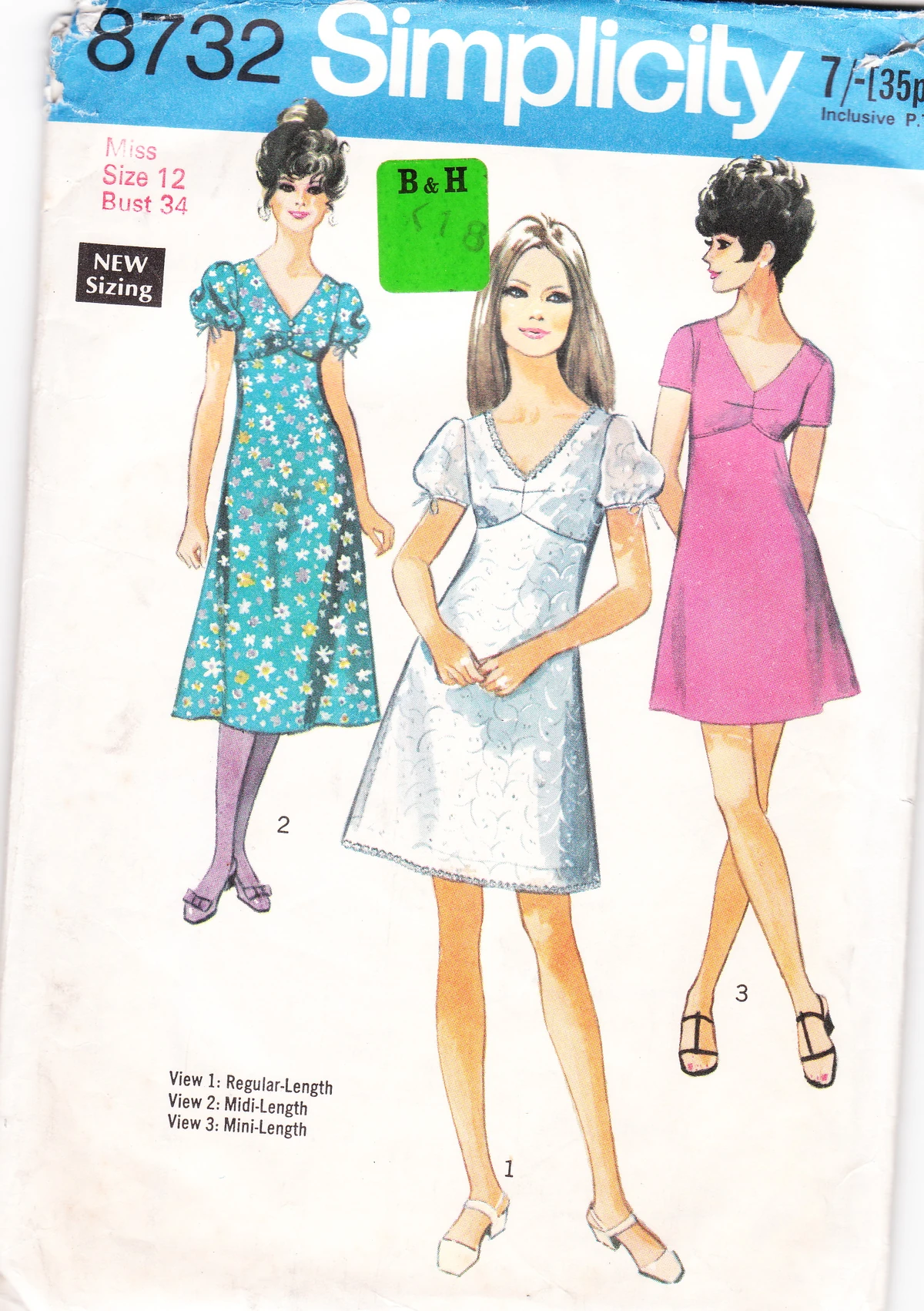 Simplicity 8732 | Vintage Sewing Patterns | Fandom