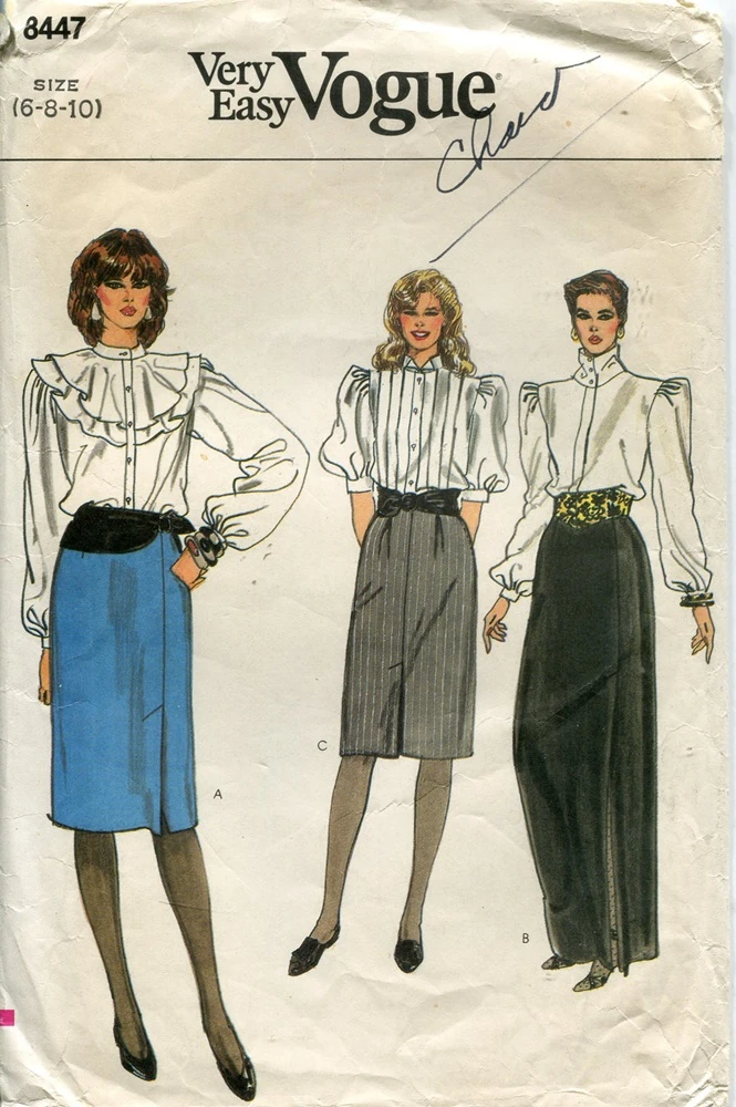 Vogue 8447 D | Vintage Sewing Patterns | Fandom