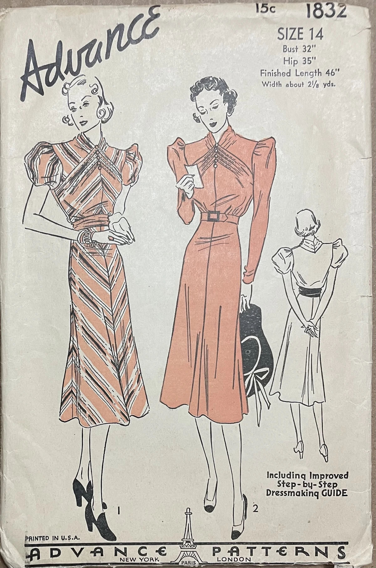 Advance 1832 | Vintage Sewing Patterns | Fandom