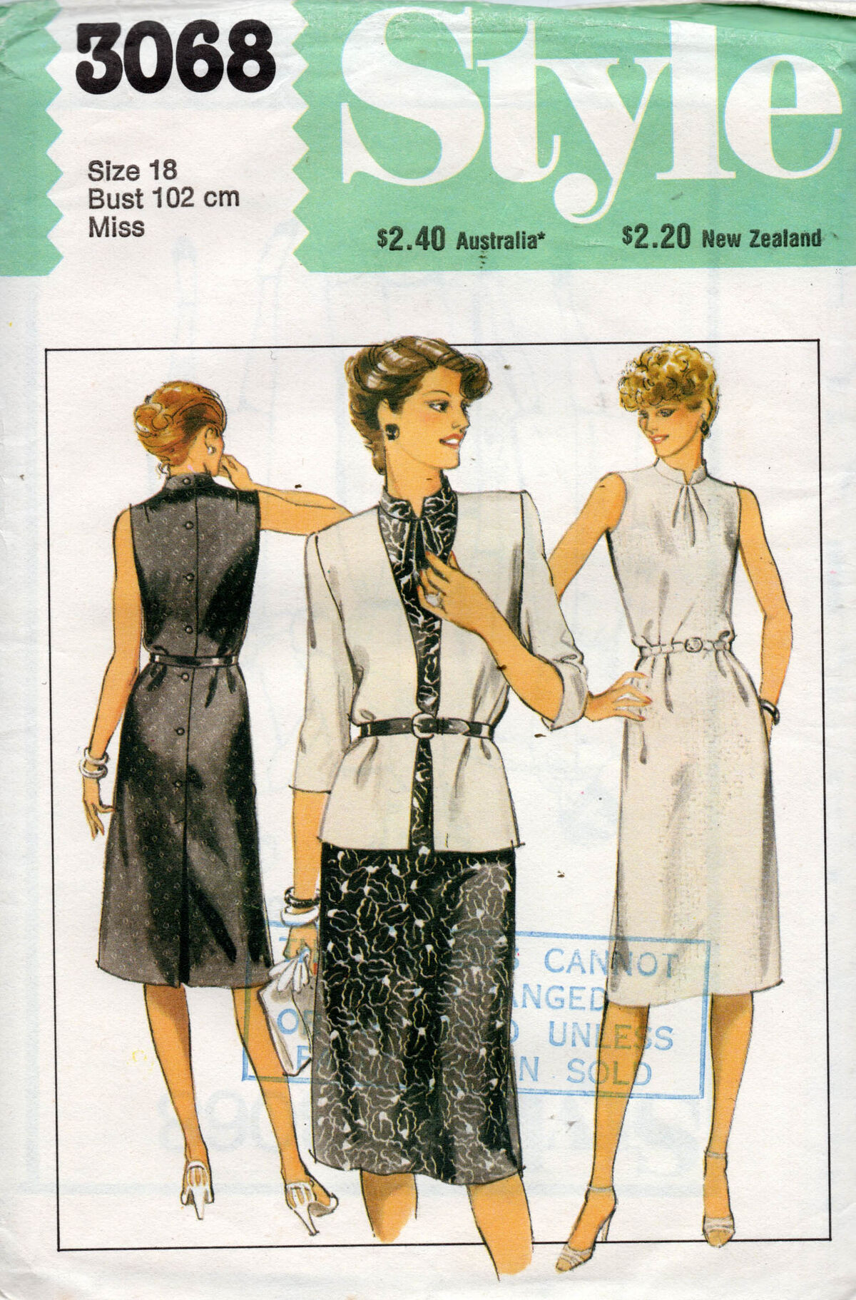 Style 3068 A | Vintage Sewing Patterns | Fandom Style 3068 A | Vintage Sewing Patterns | Fandom
