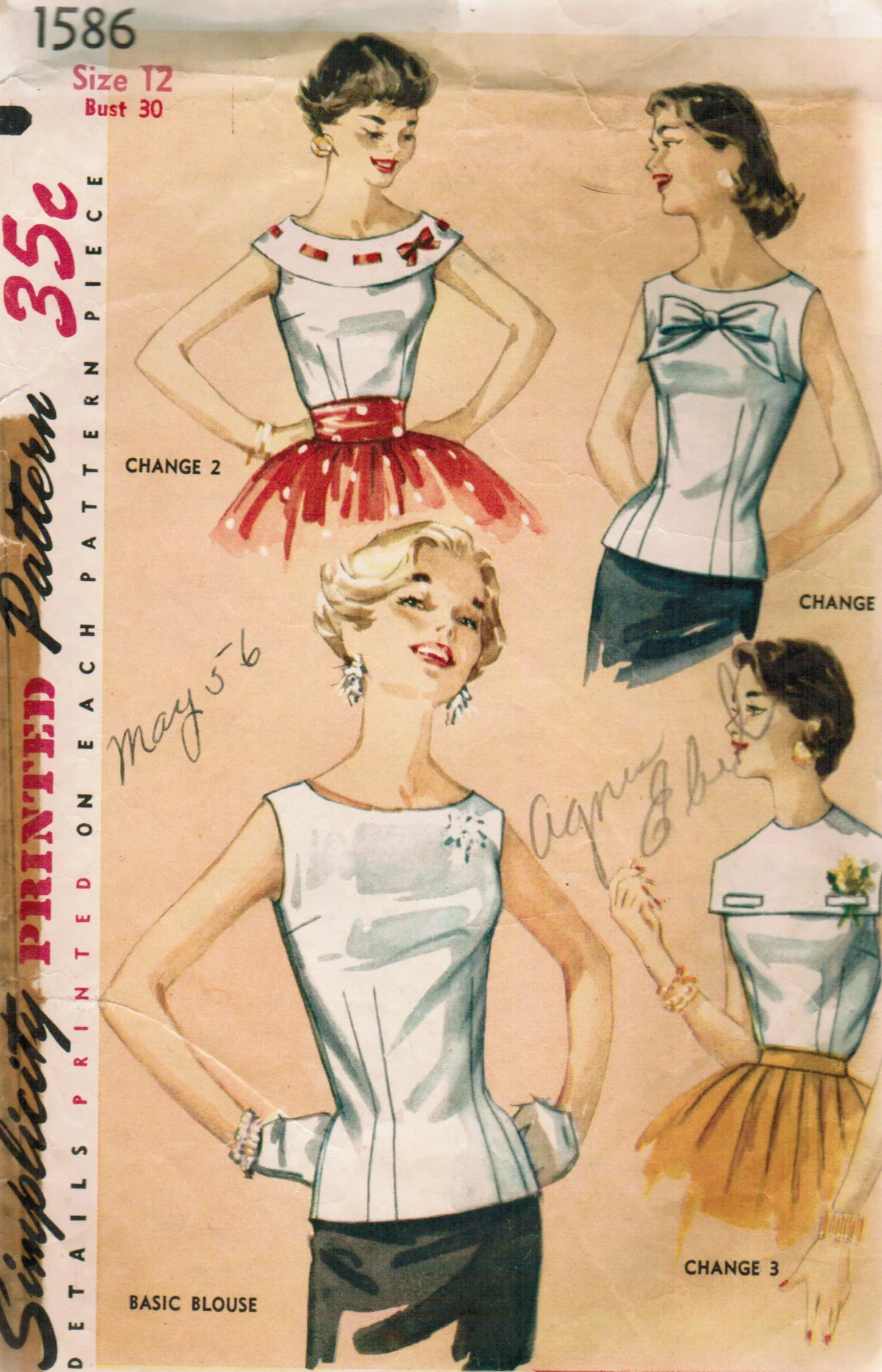 Simplicity 1586 | Vintage Sewing Patterns | Fandom