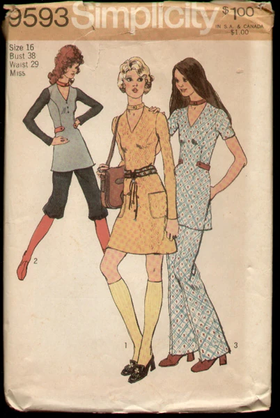 Simplicity 9593 | Vintage Sewing Patterns | Fandom