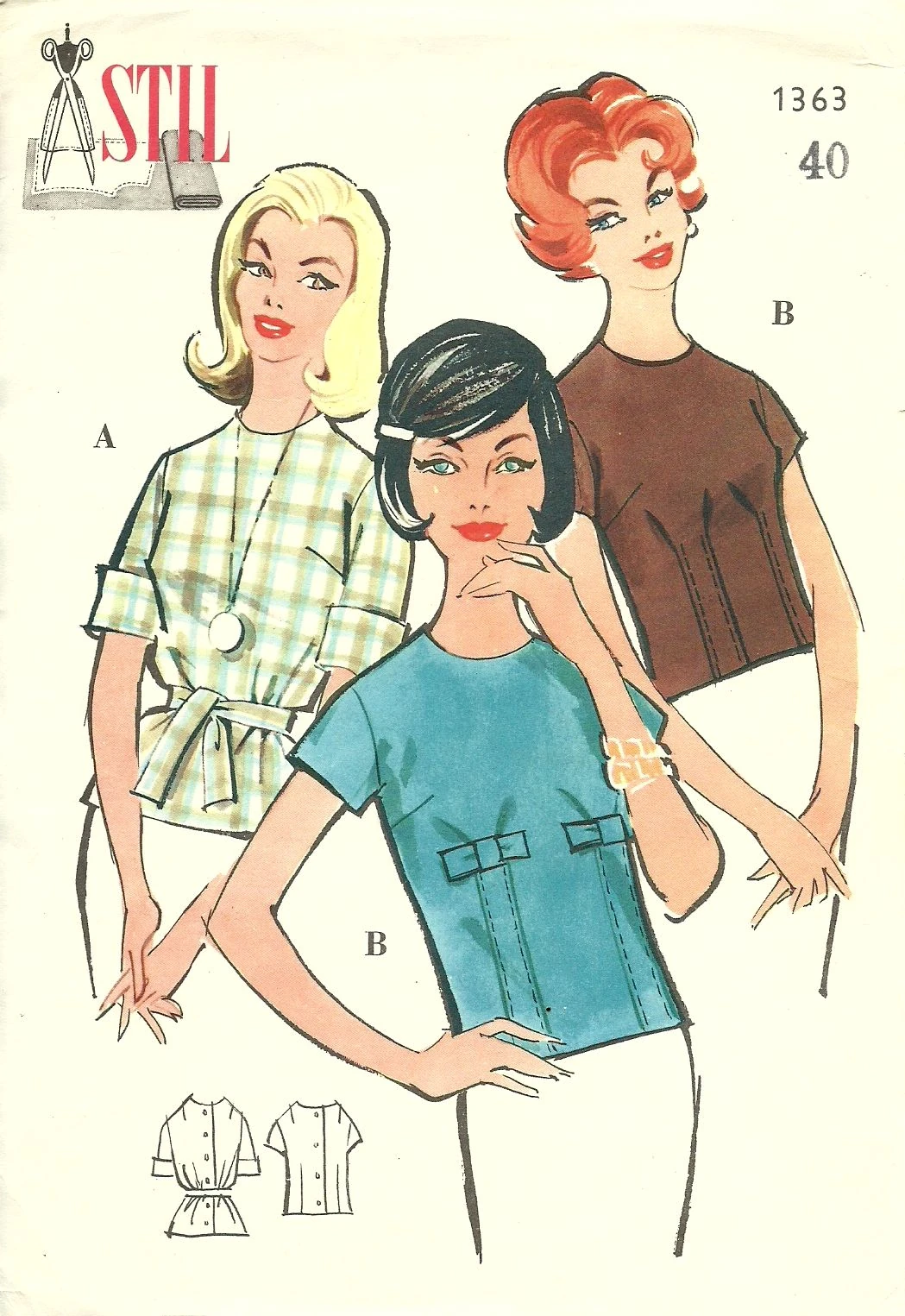 Stil 1363 | Vintage Sewing Patterns | Fandom