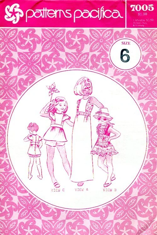 Patterns Pacifica 7005 | Vintage Sewing Patterns | Fandom