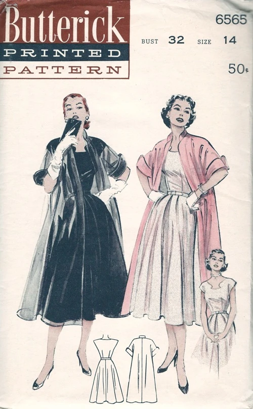 Butterick 6565 A | Vintage Sewing Patterns | Fandom