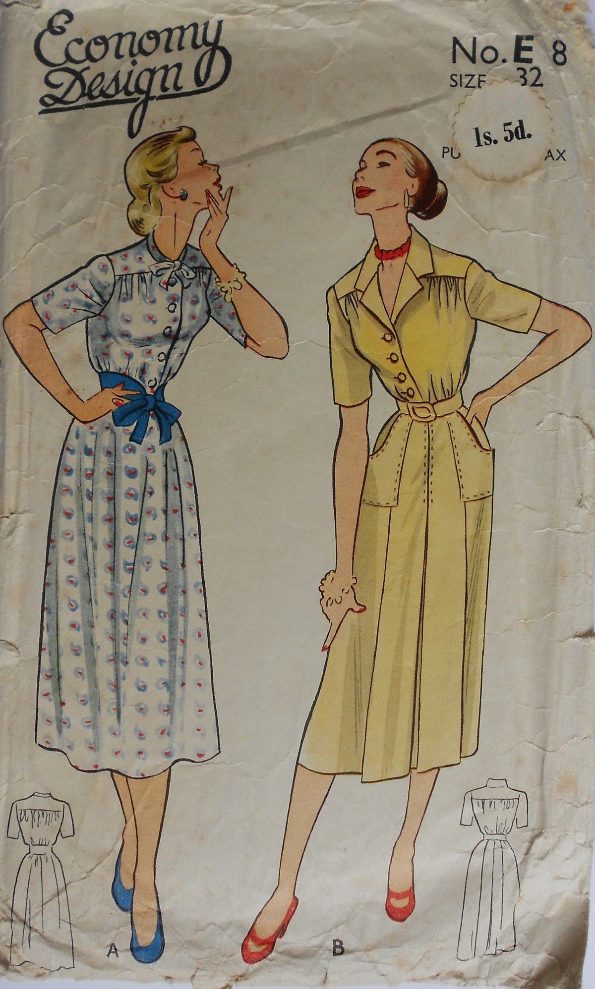 Economy Design E8 | Vintage Sewing Patterns | Fandom