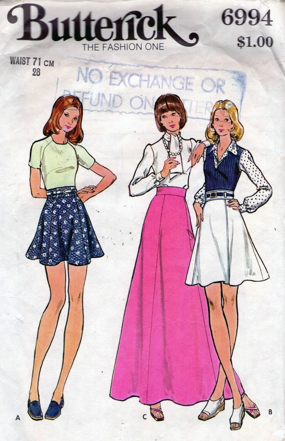 Butterick 6994 A | Vintage Sewing Patterns | Fandom