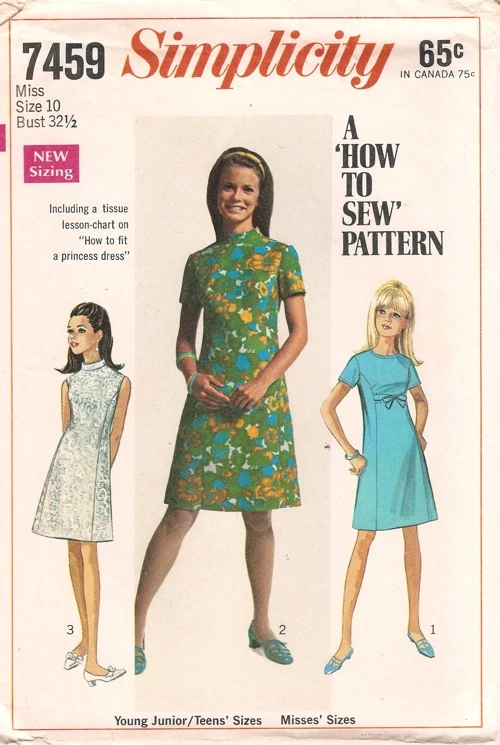 Simplicity 7459 | Vintage Sewing Patterns | Fandom