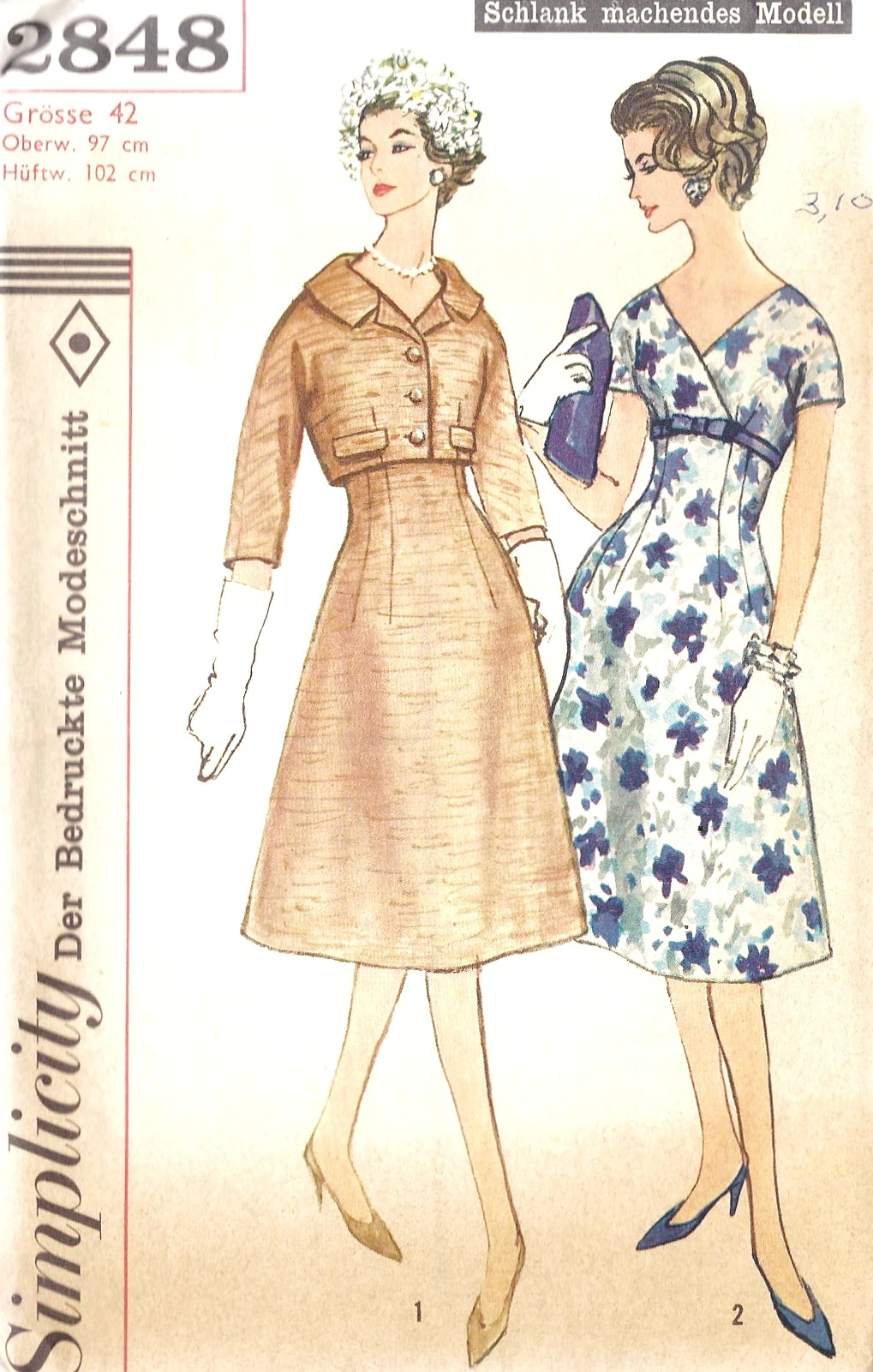 Simplicity 2848 B | Vintage Sewing Patterns | Fandom