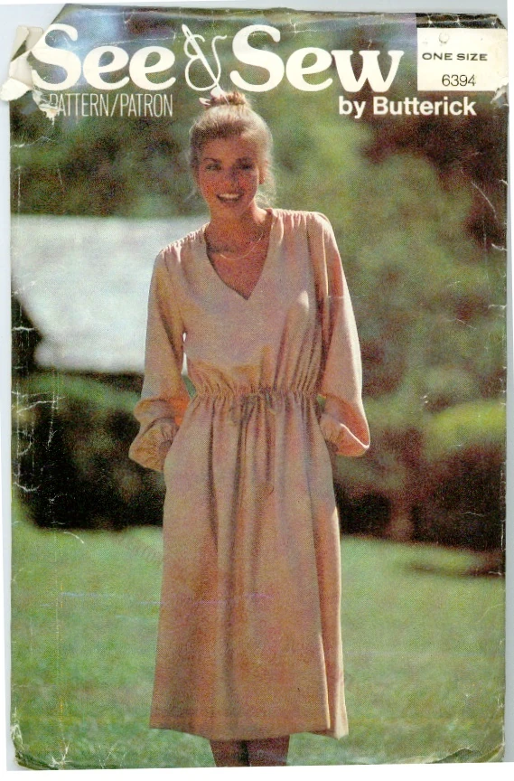 Butterick 6394 A | Vintage Sewing Patterns | Fandom