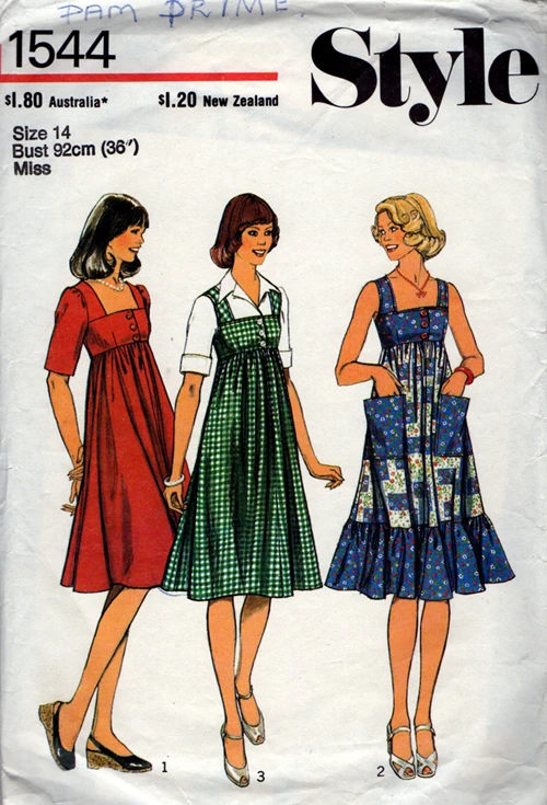 Style 1544 | Vintage Sewing Patterns | Fandom