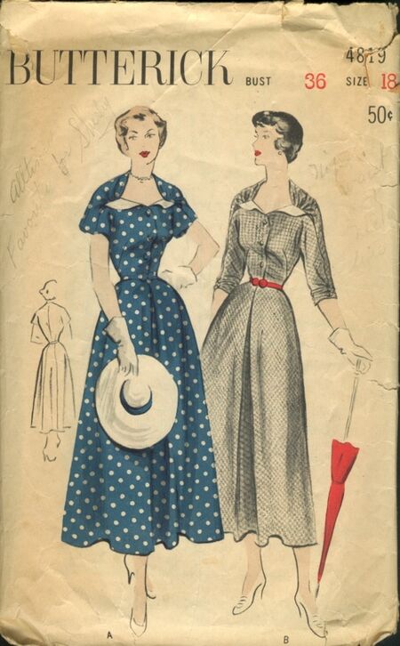 Butterick 4819 | Vintage Sewing Patterns | Fandom