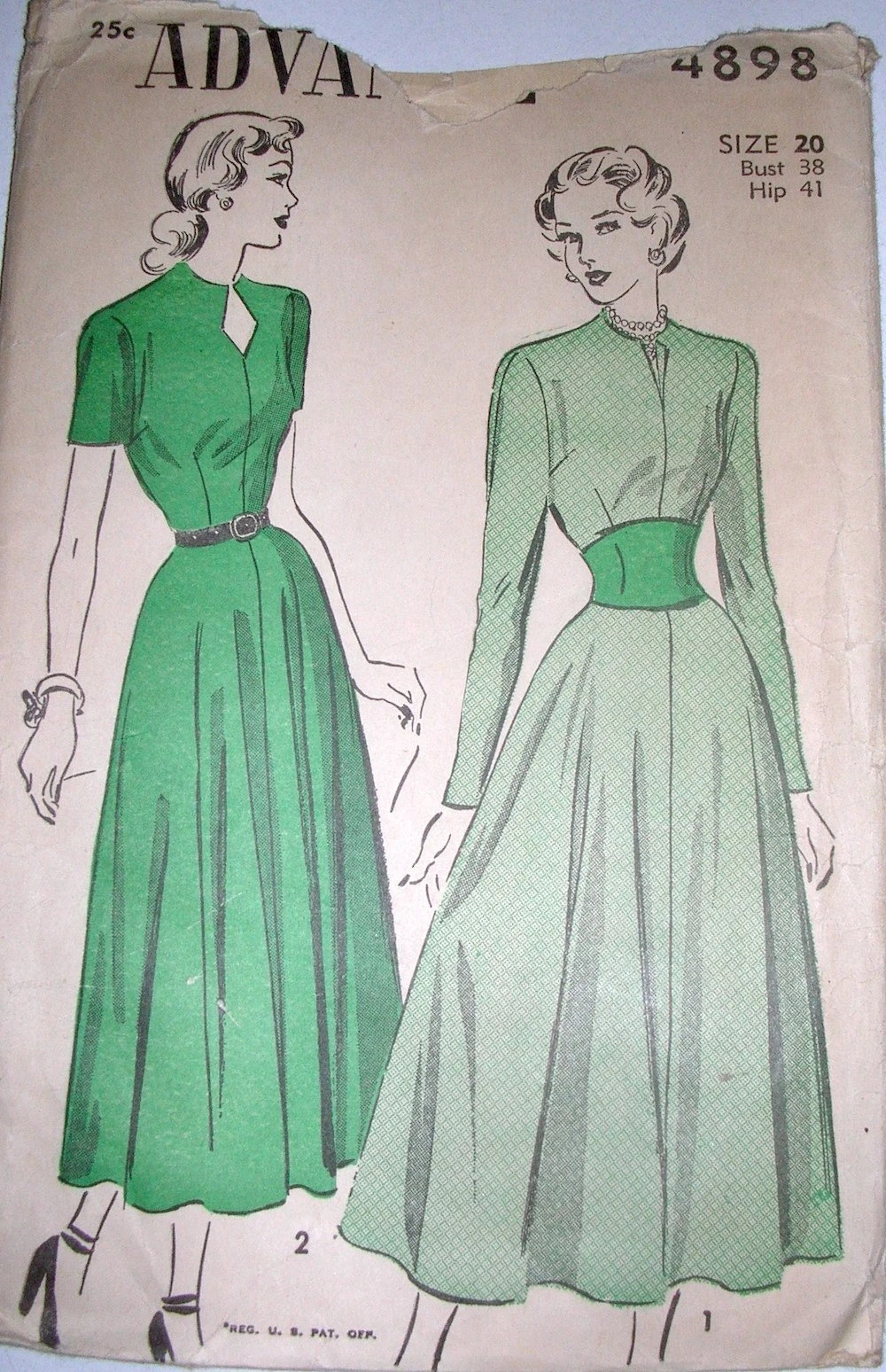 Advance 4898 | Vintage Sewing Patterns | Fandom