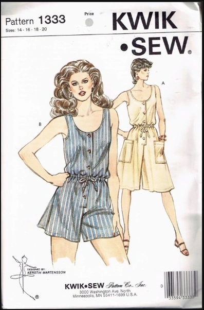 Kwik Sew 1333 | Vintage Sewing Patterns | Fandom