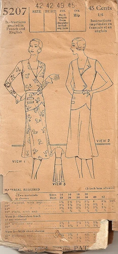 Pictorial Review 5207 | Vintage Sewing Patterns | Fandom