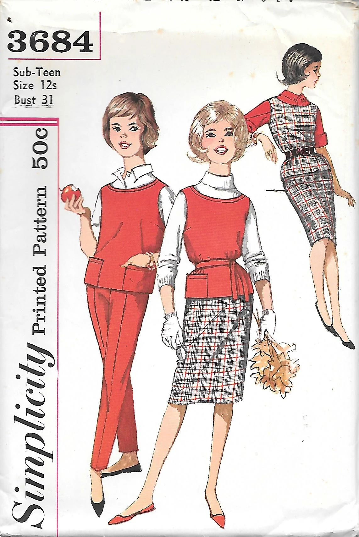 Simplicity 3684 A | Vintage Sewing Patterns | Fandom
