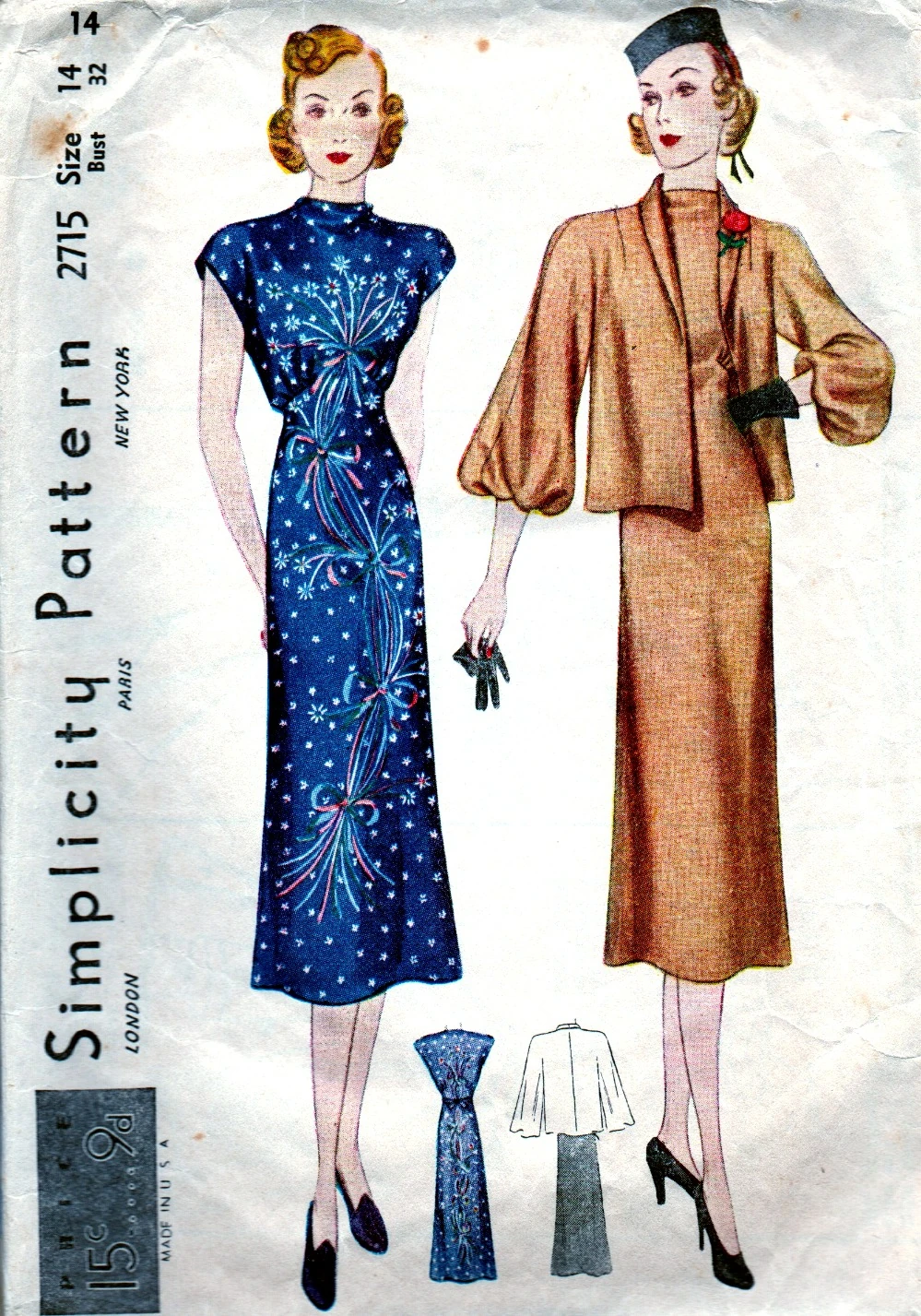 Simplicity 2715 | Vintage Sewing Patterns | Fandom