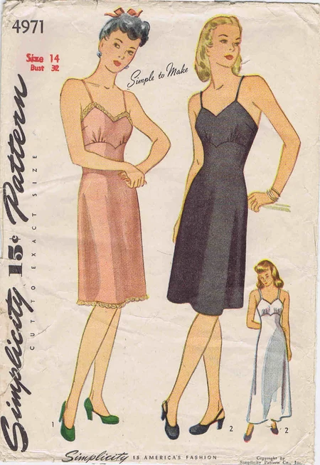 Simplicity 4971 B | Vintage Sewing Patterns | Fandom
