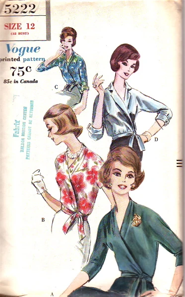 Vogue 5222 | Vintage Sewing Patterns | Fandom