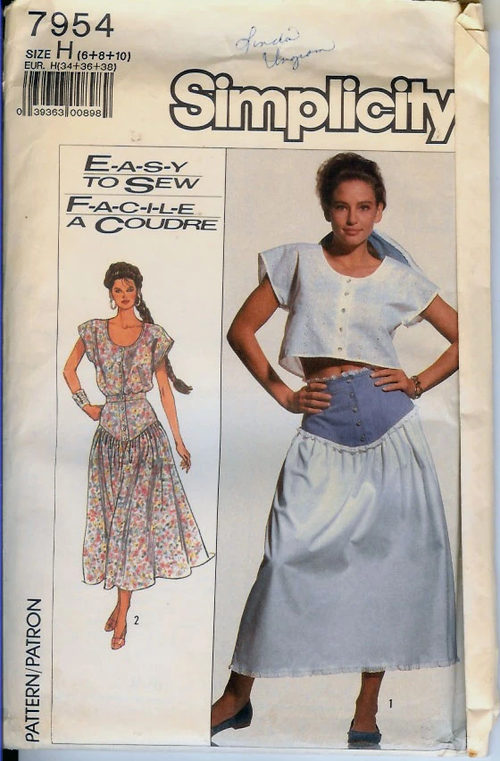 Simplicity 7954 B | Vintage Sewing Patterns | Fandom